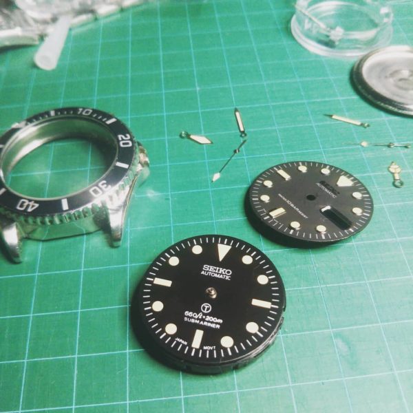 SKX023 MilitarySub Mod - SEIKO 5 .club